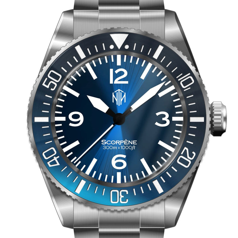 NTH Näcken Scorpène Blue No Date - SeriousWatches.com
