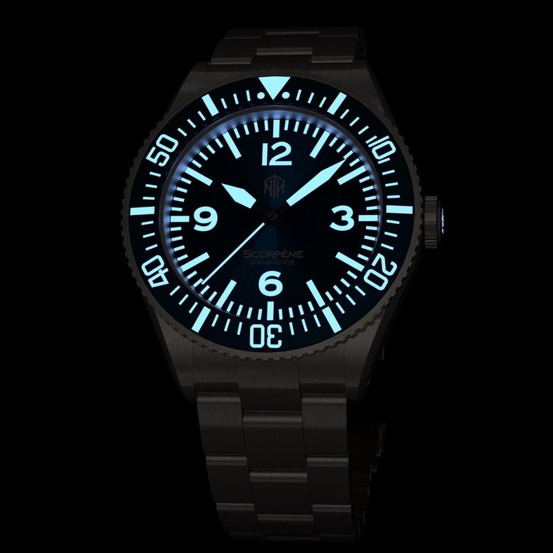 NTH Näcken Scorpène Blue No Date - SeriousWatches.com