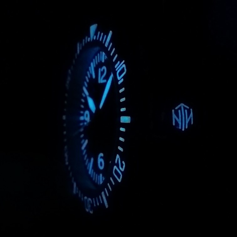 NTH Näcken Scorpène Blue No Date - SeriousWatches.com